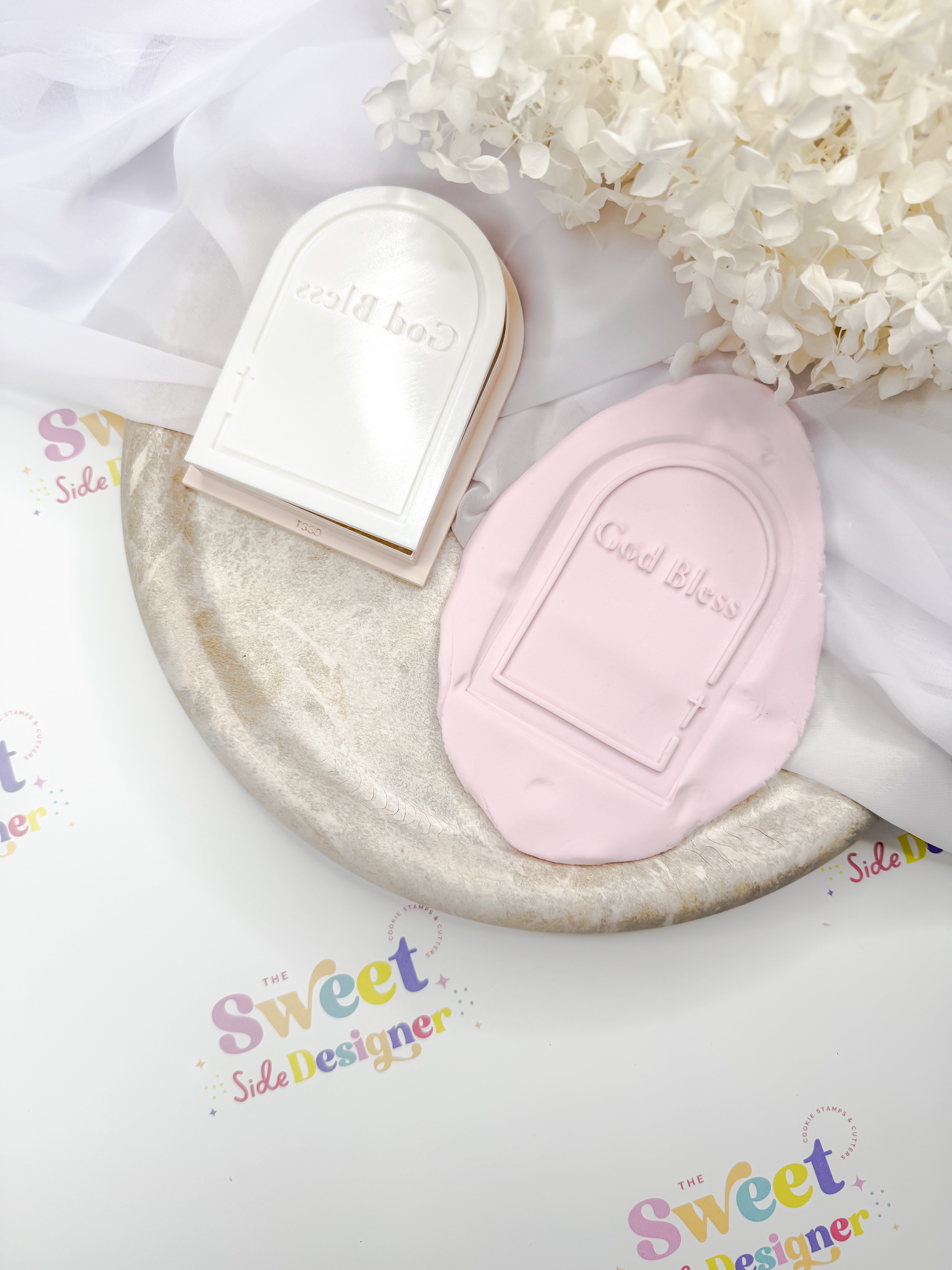 God Bless Cookie Cutter & Stamp – The Sweet Side Designer