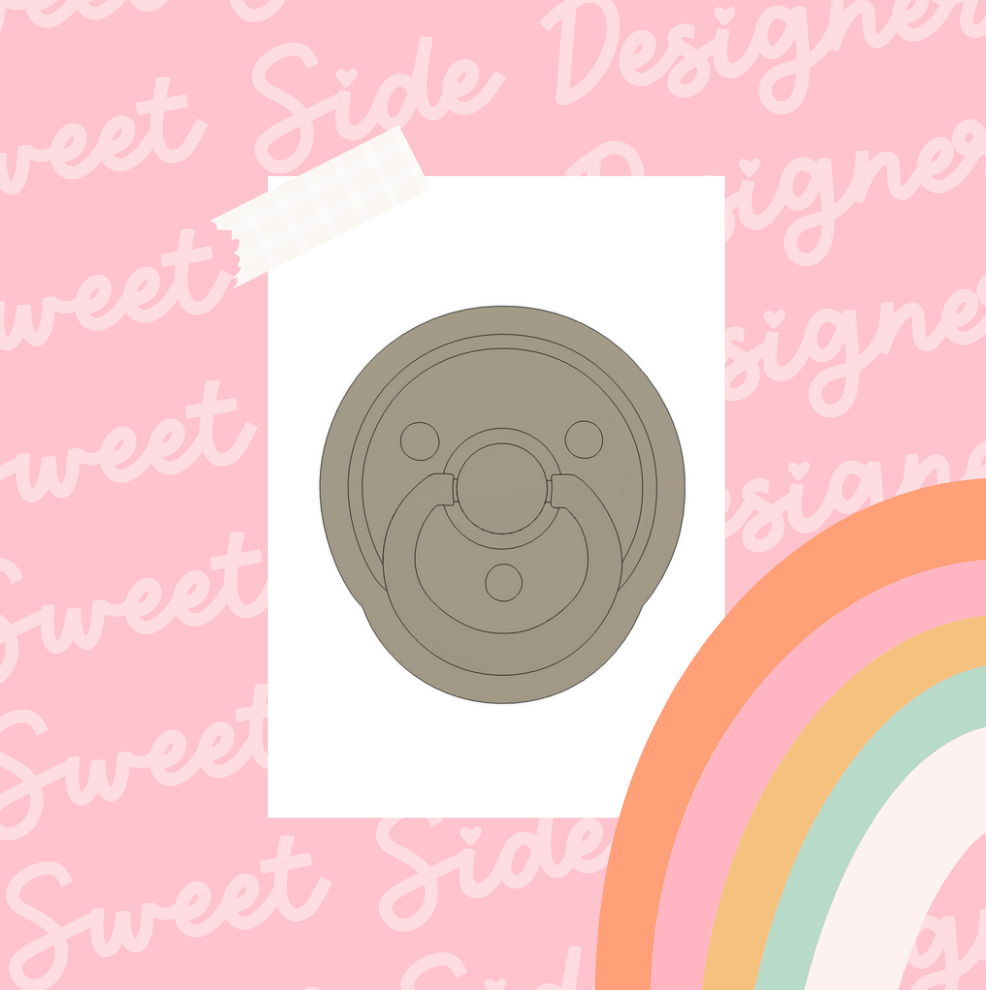 Baby Pacifier Digital STL File – The Sweet Side Designer