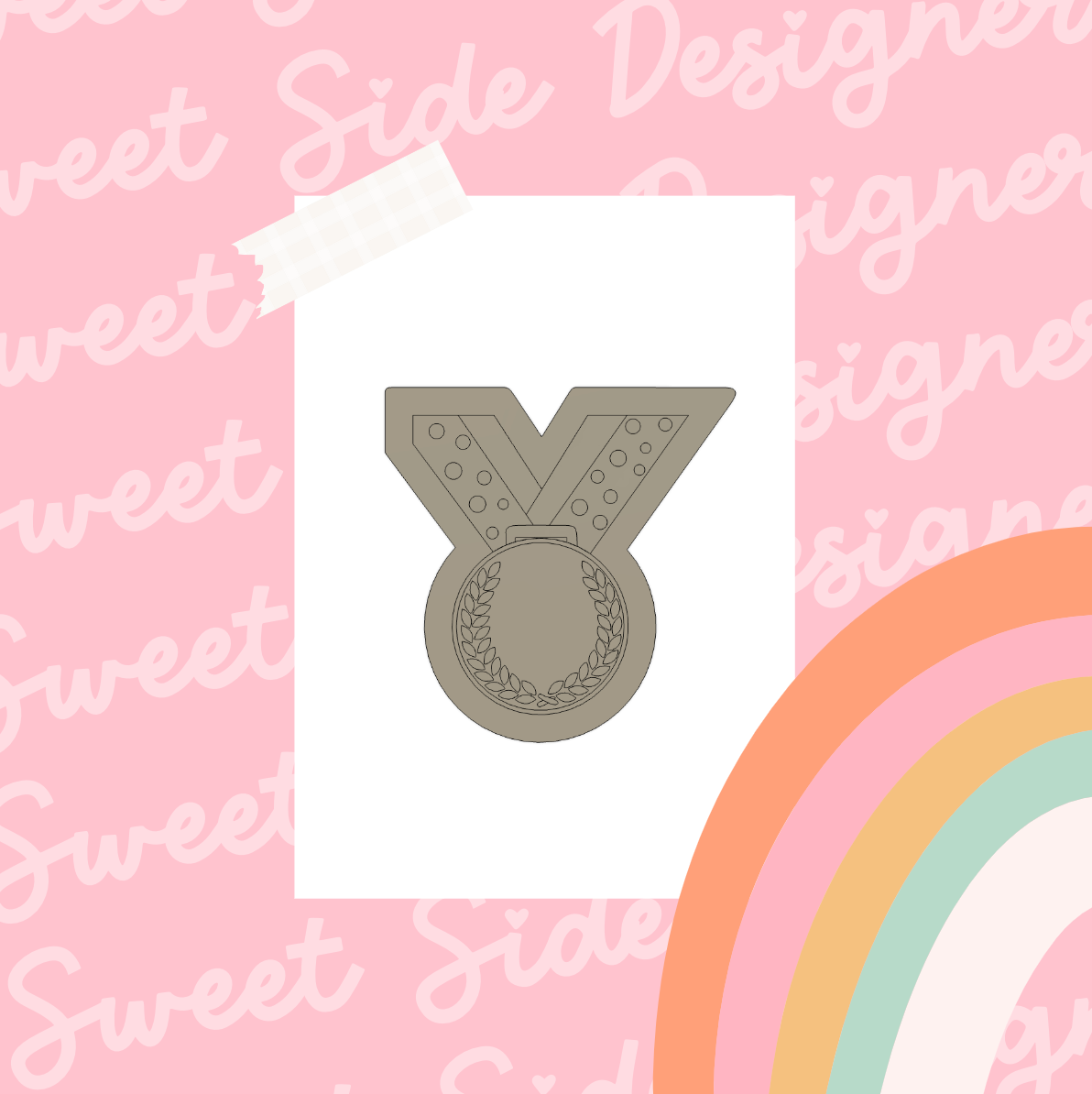Medal Digital STL File – The Sweet Side Designer
